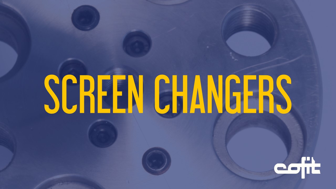 Screenchangers for plastic extrusion